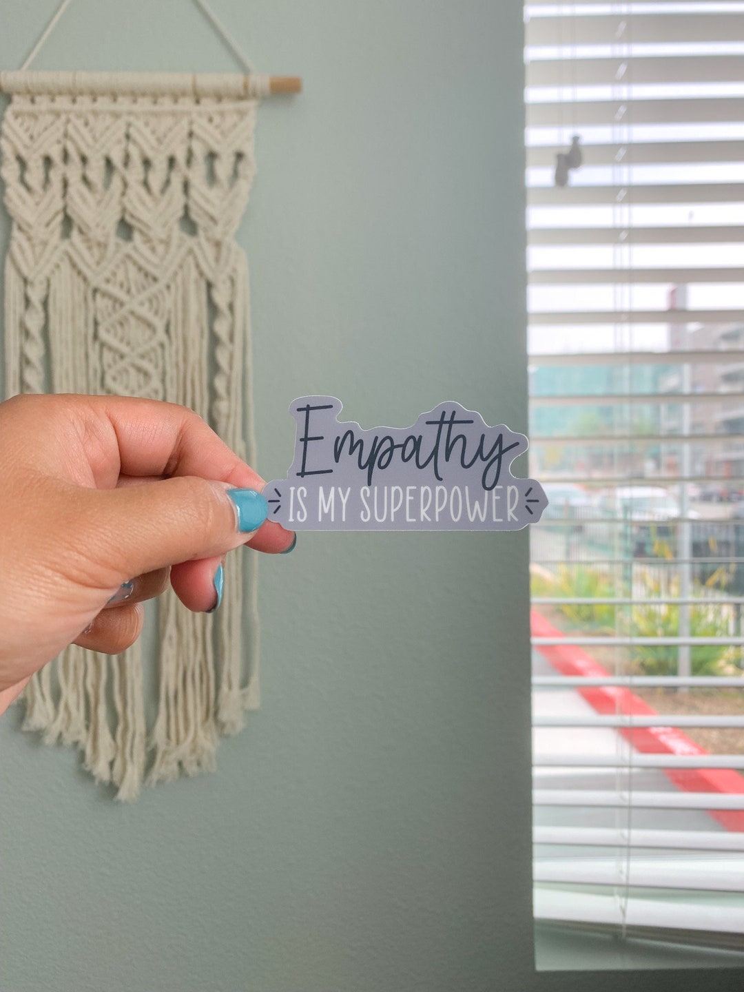 Mental Health Sticker - Empathy is My Superpower - Empathy Sticker - Be ...