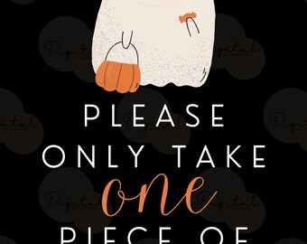 Take Only One Sign - Etsy