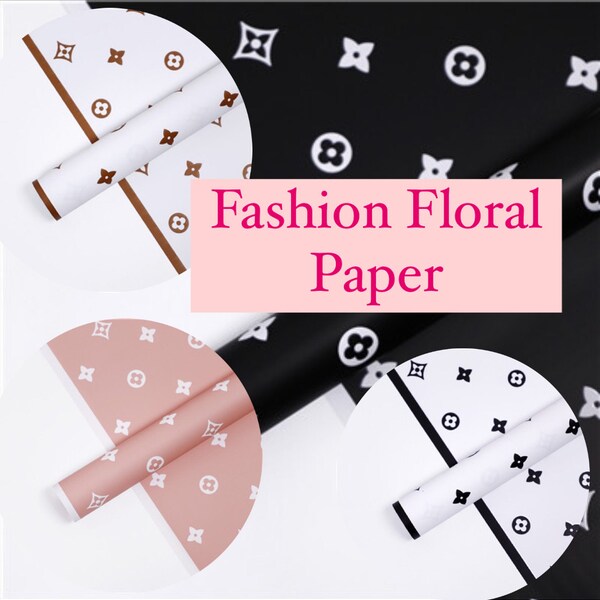 Dior Flower Wrapping Paper - Etsy