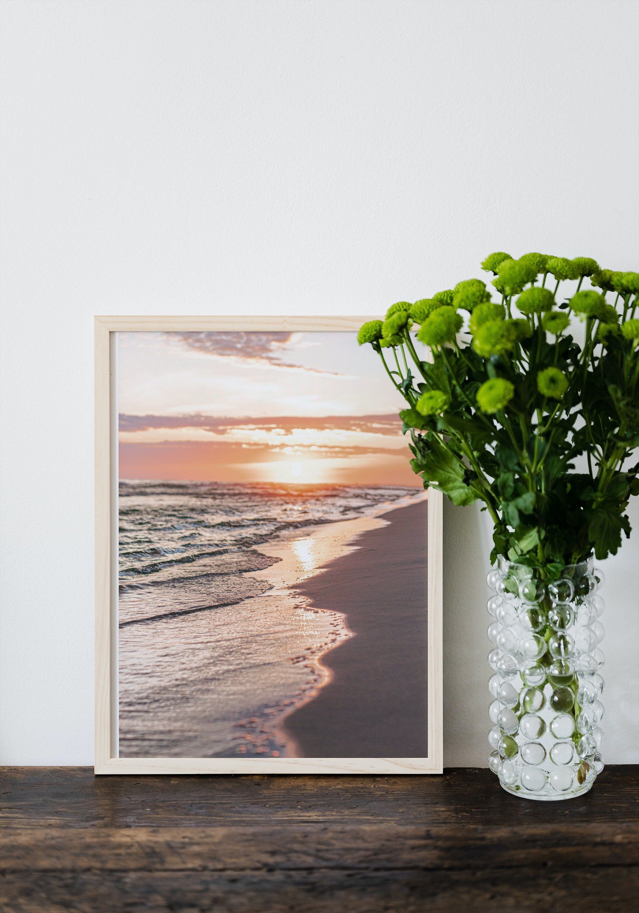 Sunset Florida Beach, Printable Beach Image, Sunset, Photograph, Wall ...