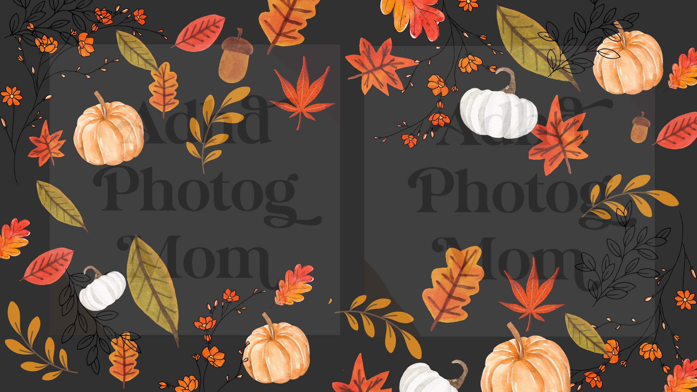 FALL BUNDLE Desktop Wallpaper Pack Digital Wallpaper Autumn Background ...