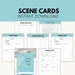 Scene Card | Plotting Card | Scene Card Template | Writing Template - Etsy