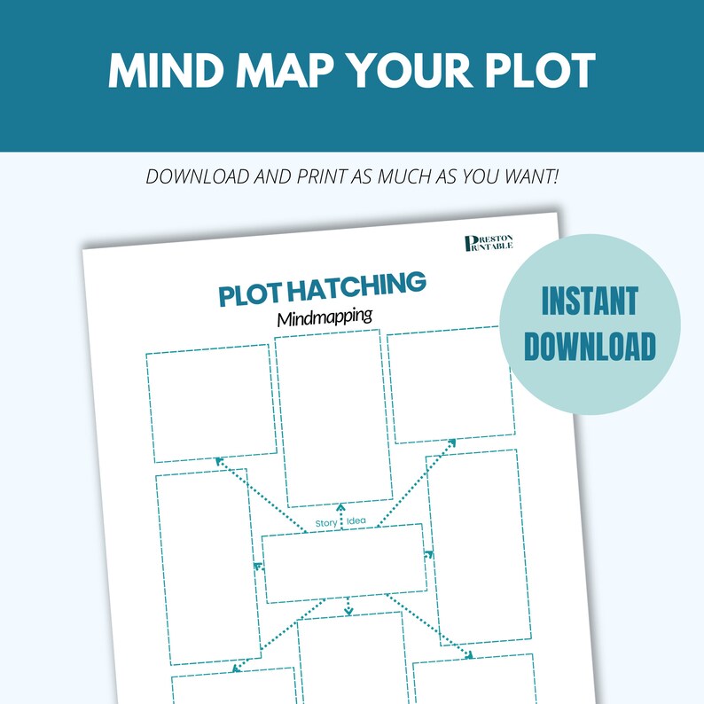 Plotting Worksheets, Printable Plotting Worksheets, Story Plotting, 8 ...