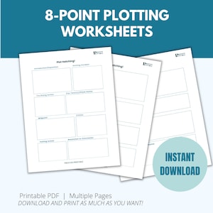 Plotting Worksheets, Printable Plotting Worksheets, Story Plotting, 8 ...