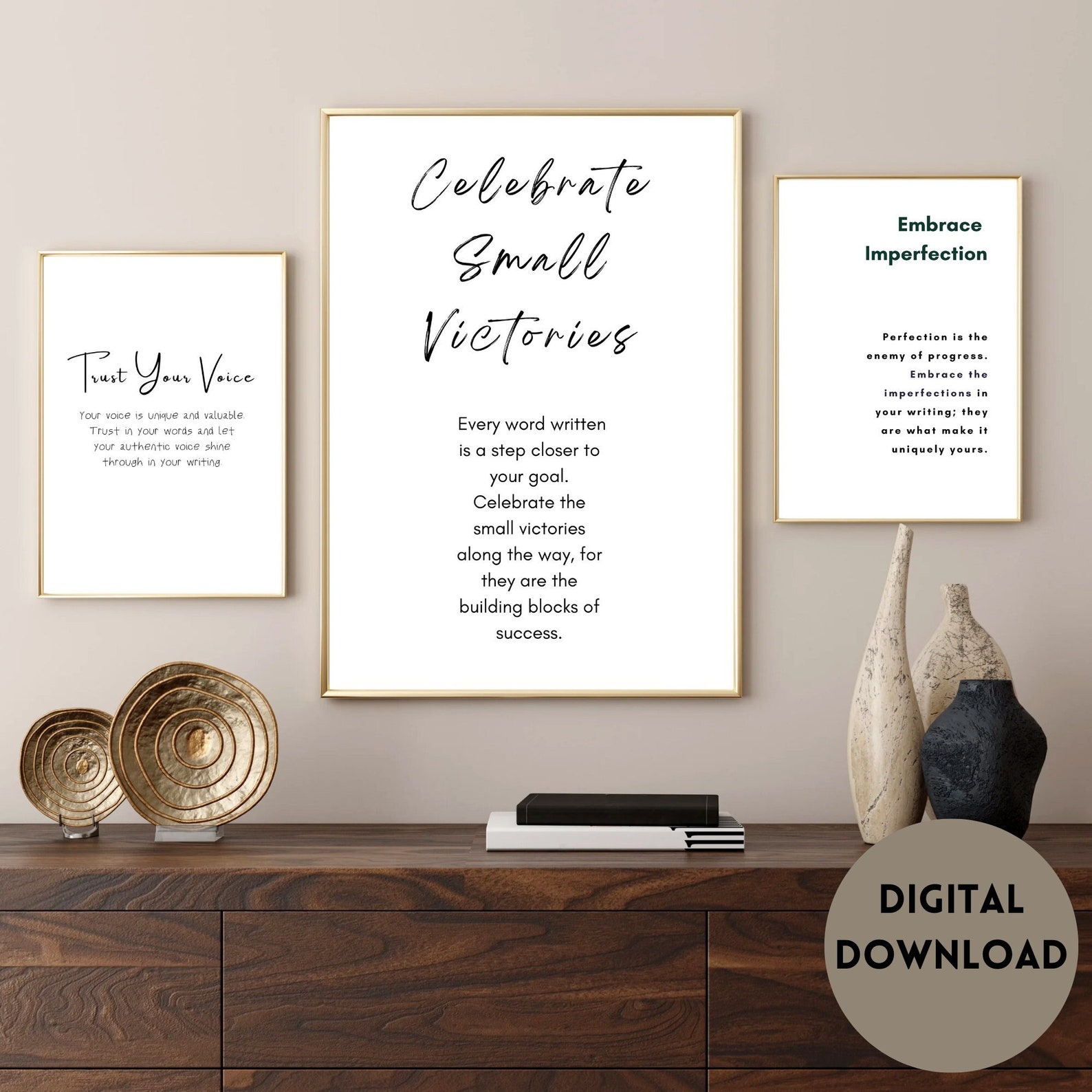 Motivational Posters for Writers, Affirmation Posters for Writers ...
