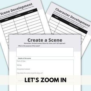 Create a Scene Template, Plotting Scenes Template, Developing Scene ...