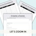 Create a Scene Template, Plotting Scenes Template, Developing Scene ...