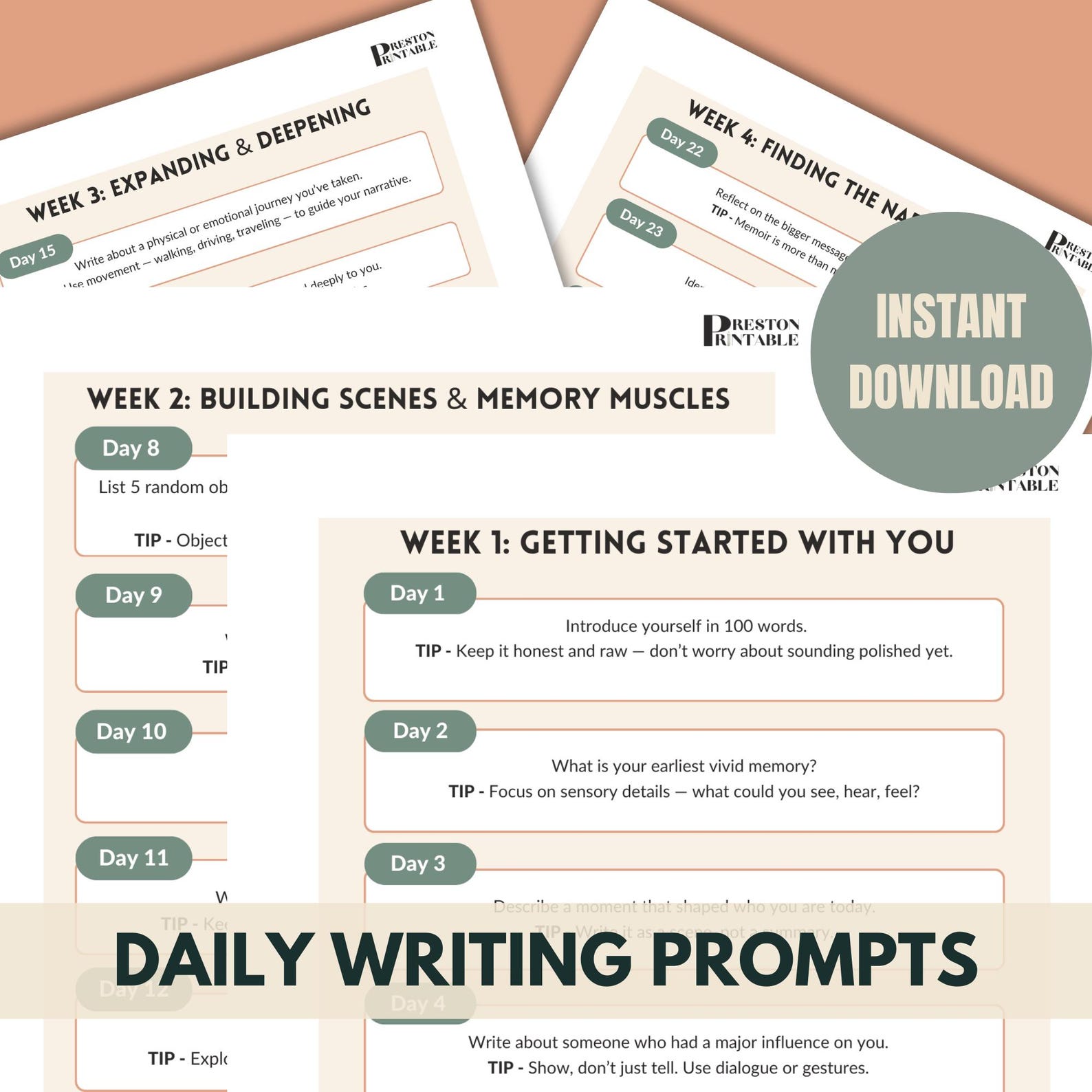 Memoir Magic Workbook, Write Your Own Memoir, Memoir Writing, Writing ...