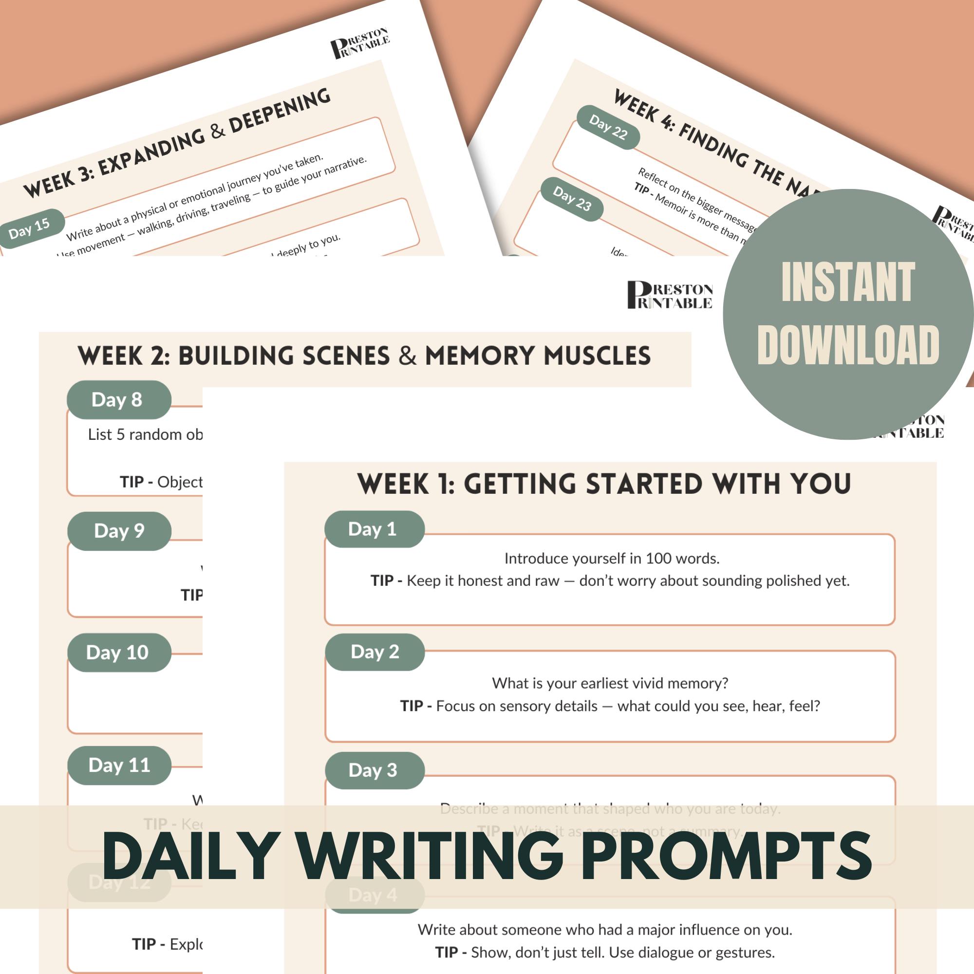 Memoir Magic Workbook, Write Your Own Memoir, Memoir Writing, Writing ...