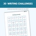 30 Writing Challenges, Writing Prompts for Authors, Creativity Prompts ...