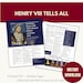 Henry VIII History Printable, Funny History Activity, Learn About the ...