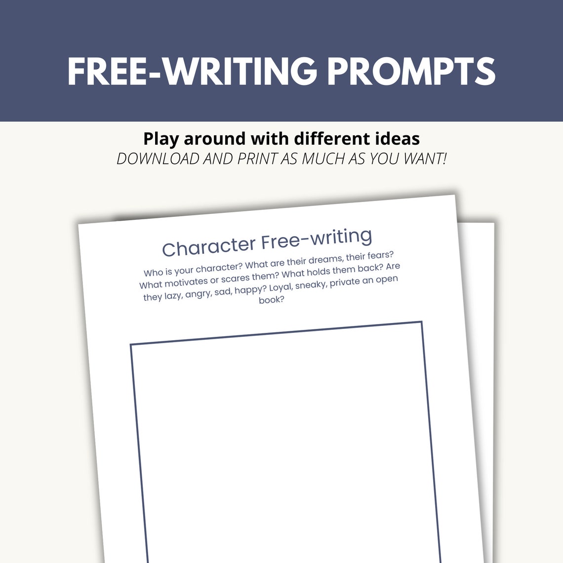 Character Pack, Writers Character Pack, Character Development ...