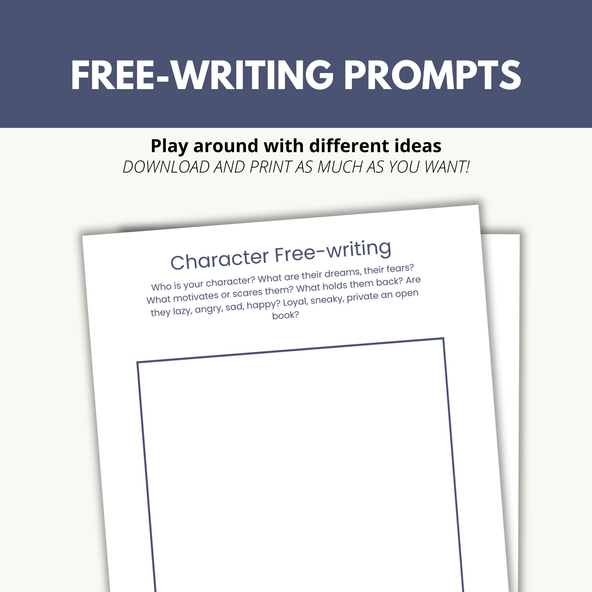 Character Pack, Writers Character Pack, Character Development ...