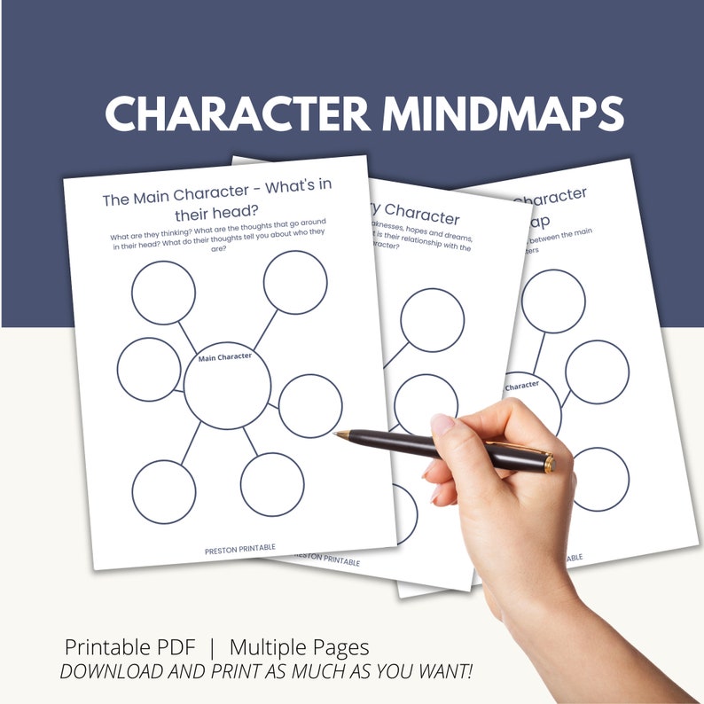 Character Pack, Writers Character Pack, Character Development ...