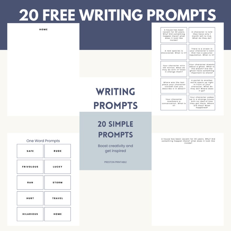 Character Pack, Writers Character Pack, Character Development ...