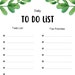 To-do List, To-do, Beige, 1 Page - Etsy