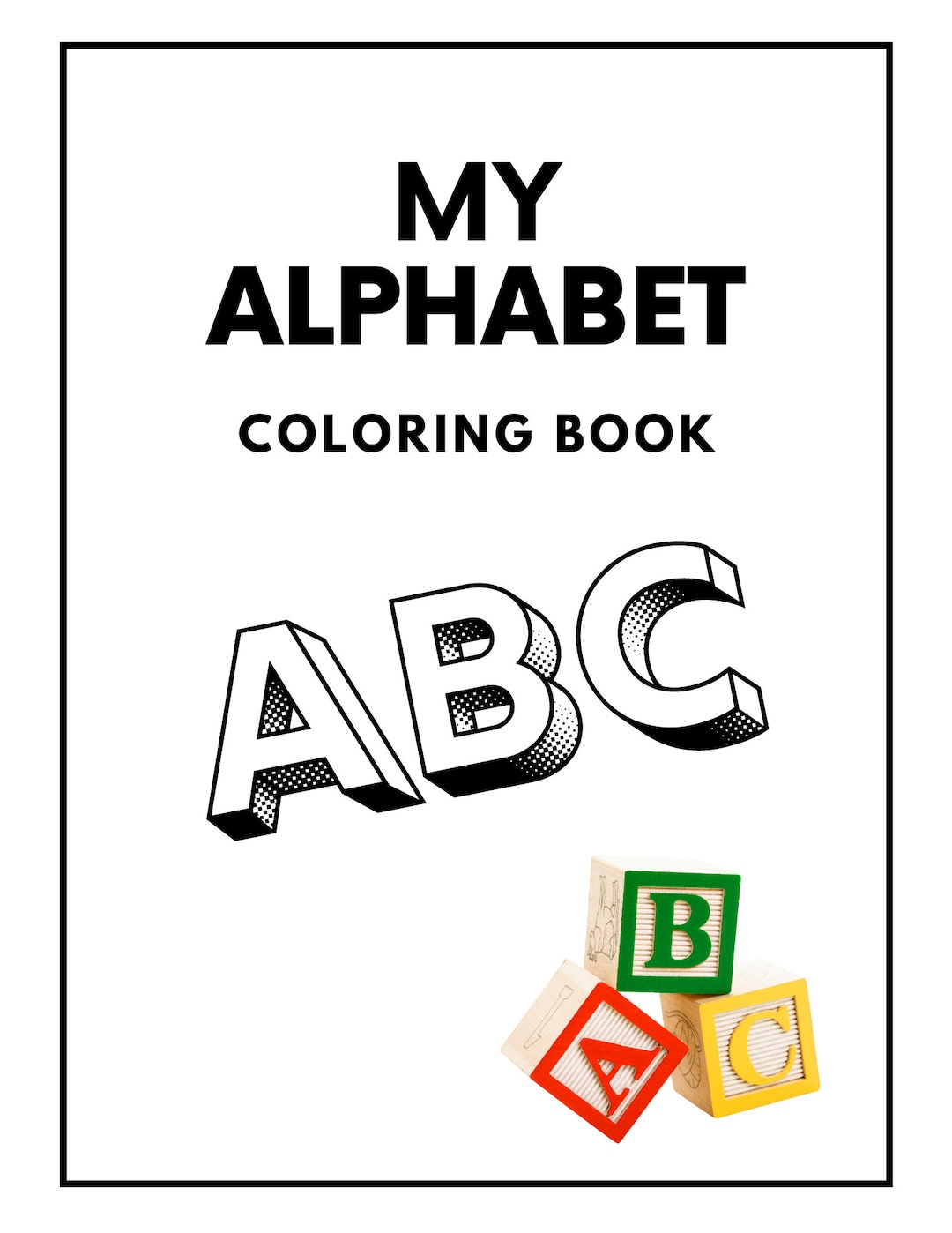 Alphabet Coloring Book, Alphabets, Color Pages, A - Z, 27 Pages. See ...