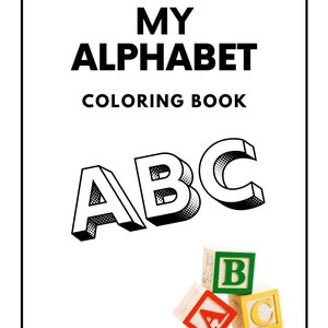 Alphabet Coloring Book, Alphabets, Color Pages, A - Z, 27 Pages. See ...