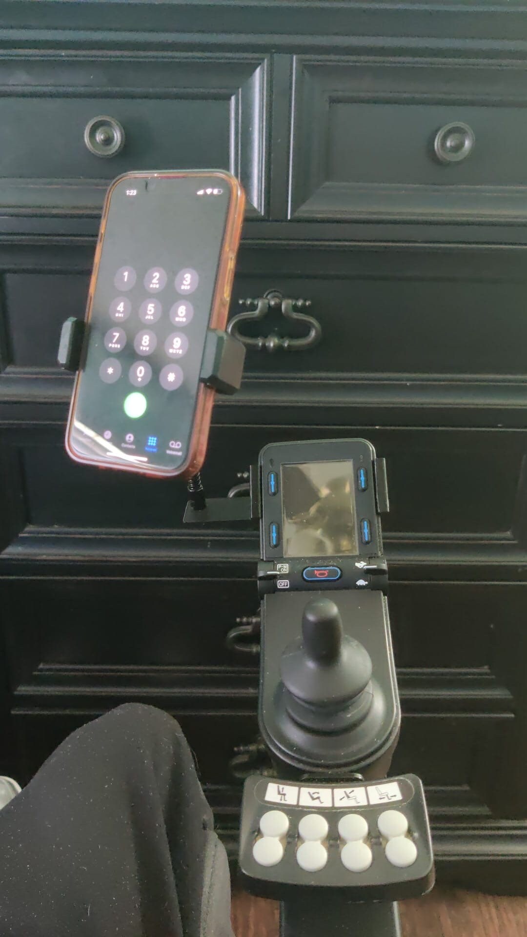 Phone Holder Designed for Permobil and Quickie R-NET Joystick (models ...