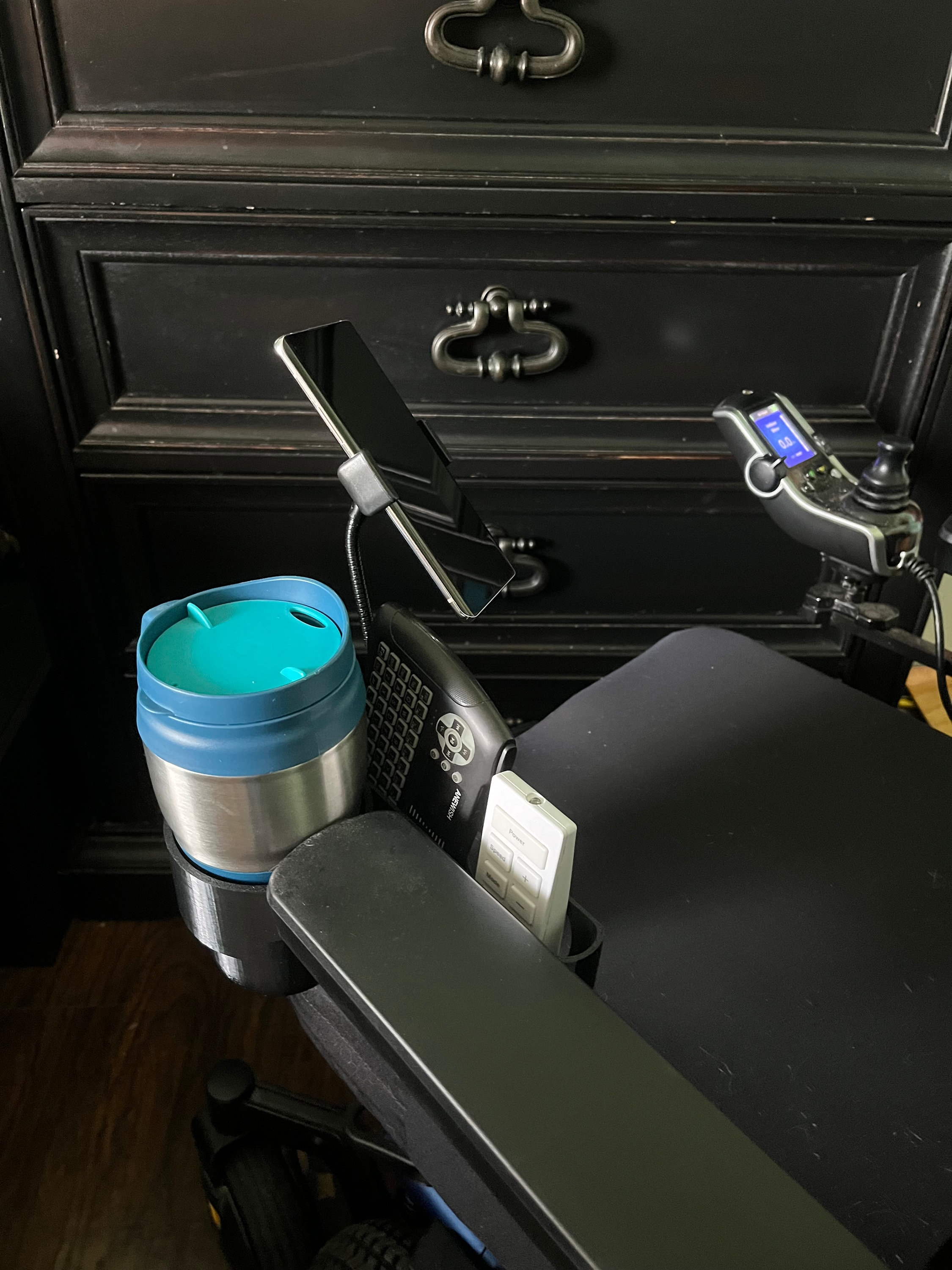 Cup Holder + Phone Holder + Basket Designed for Quantum Power ...