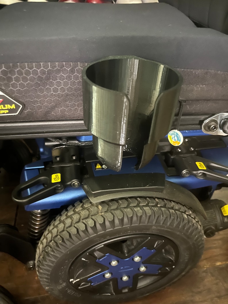 Side Seat Cup Holder Designed For Quantum Power Wheelchair Etsy