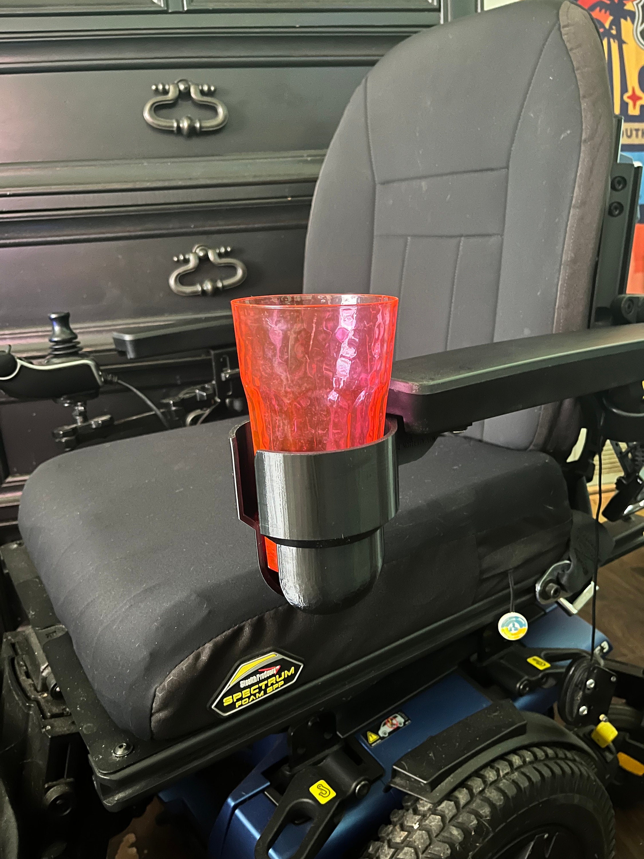 Cup Holder Designed for Quantum Power Wheelchair - Etsy