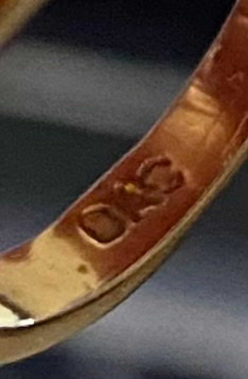 Pink Ice: Vintage DAC Ring - Etsy