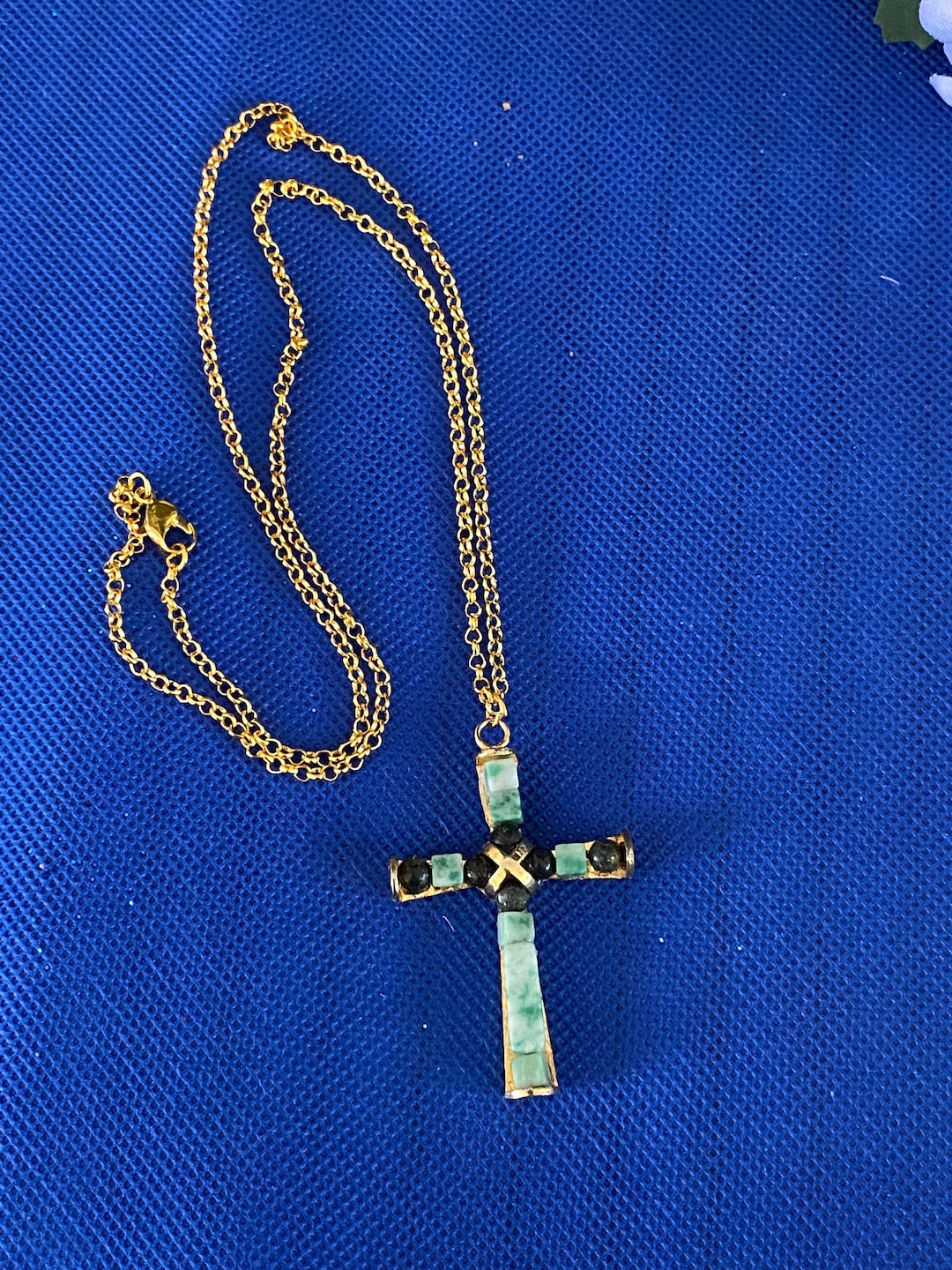 Rustic Elegance: Cross Pendant Necklace - Etsy