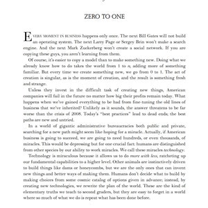 Zero to One Startup Book | Build the Future (digital Download) - Etsy