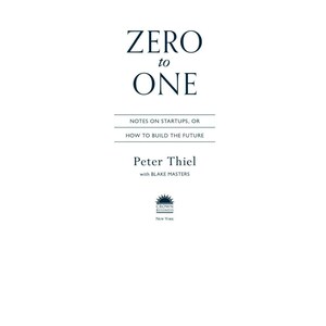 Zero to One Startup Book | Build the Future (digital Download) - Etsy