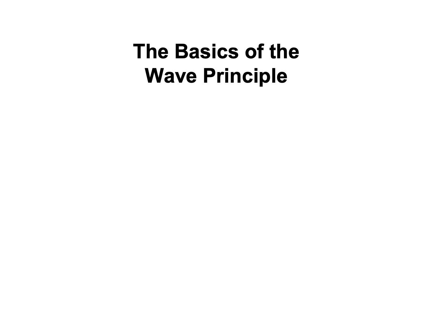 The Basic of the Wave Principle - Etsy
