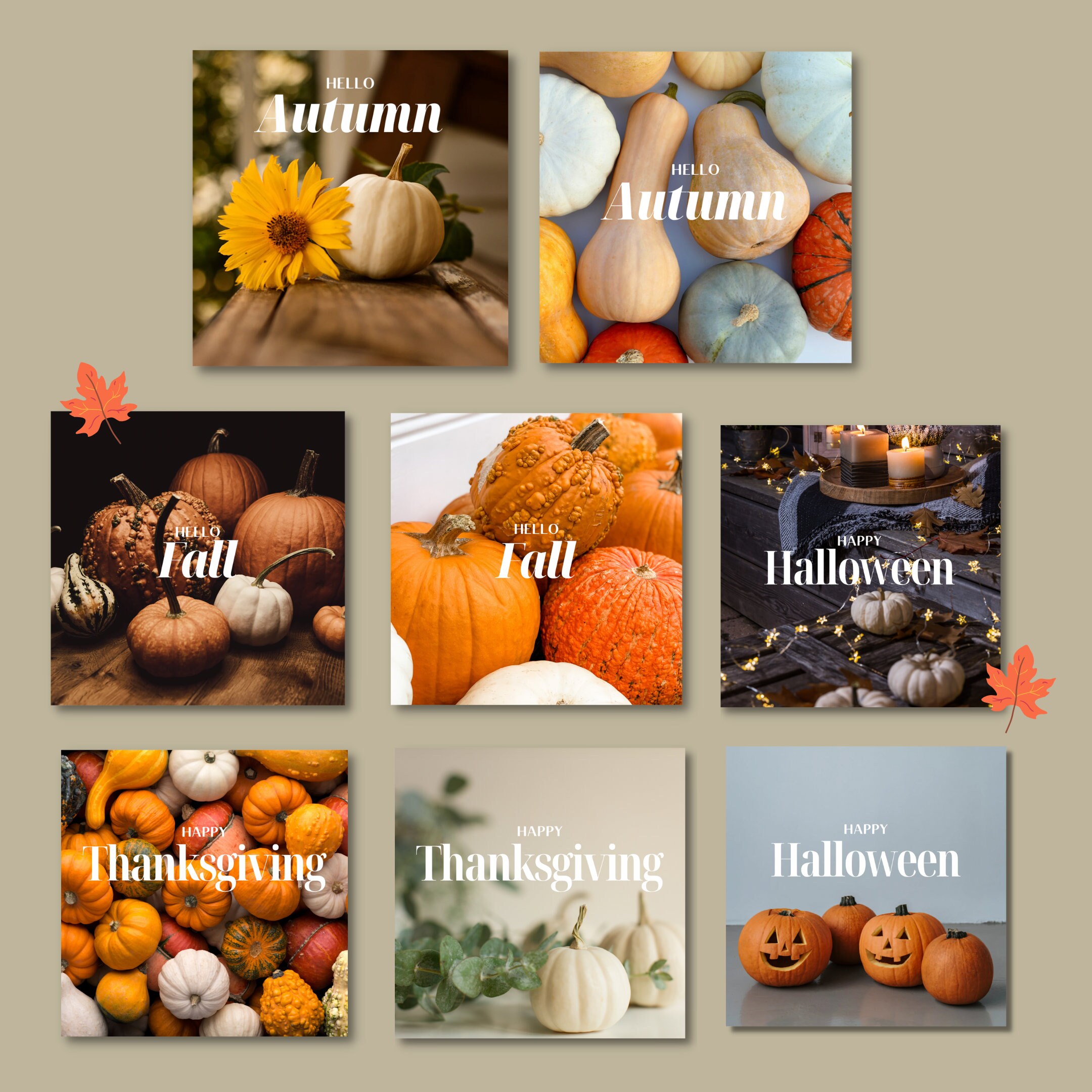 Fall Aesthetic Social Media Post for Realtors | Real Estate Marketing ...