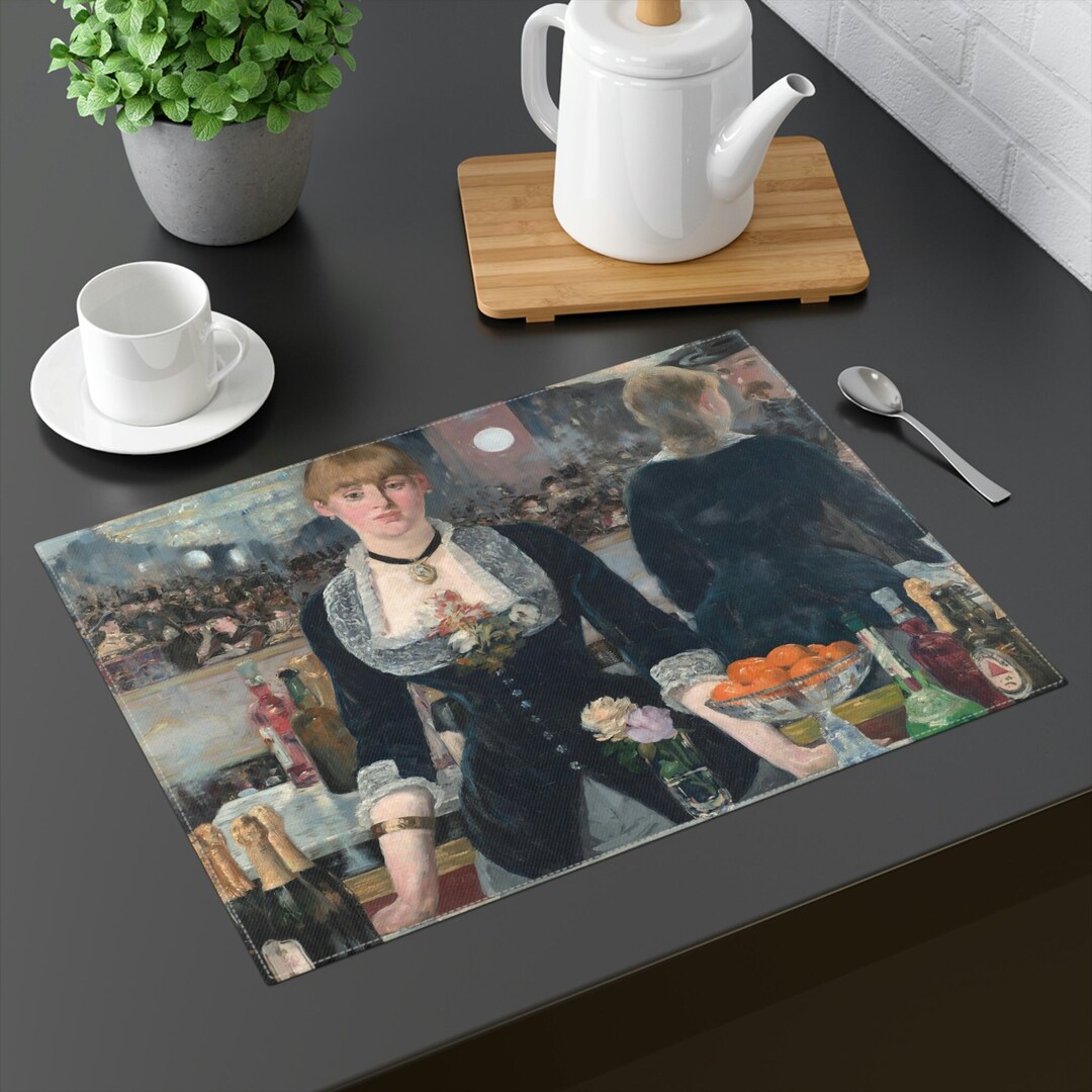 Placemat, Parisian Kitchen Decor, French Lover, Paris Dining Table Mat ...