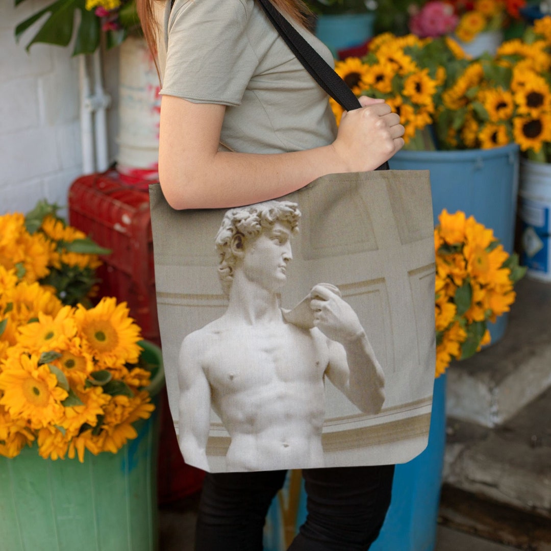 Michelangelo's David Tote Bag: Renaissance Art Lover Gift - Etsy
