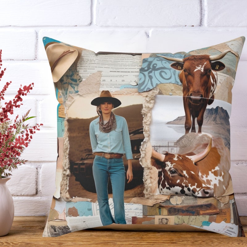 Western Pillow - Etsy
