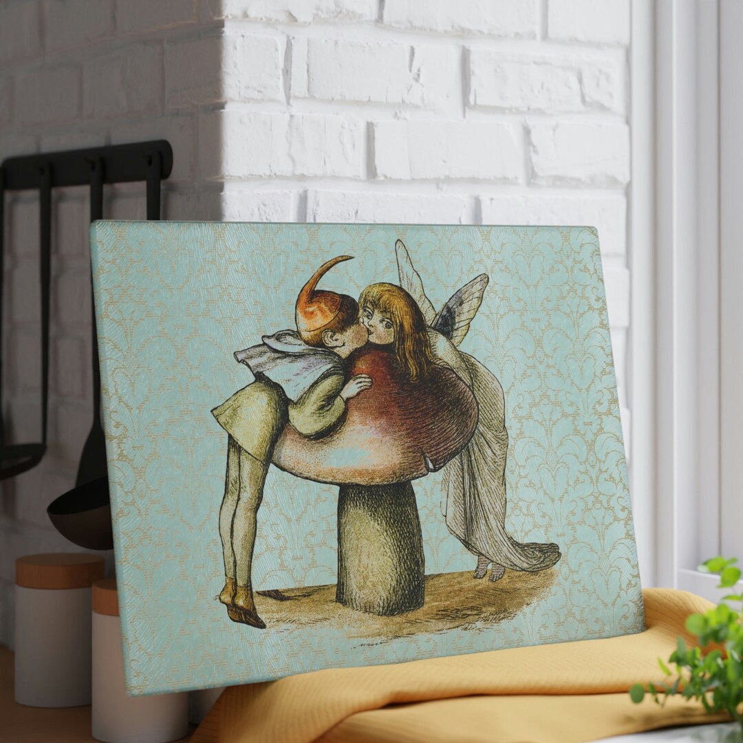 Forest Nymphs Glass Cutting Board, Fairycore Kitchen, Kitchen ...