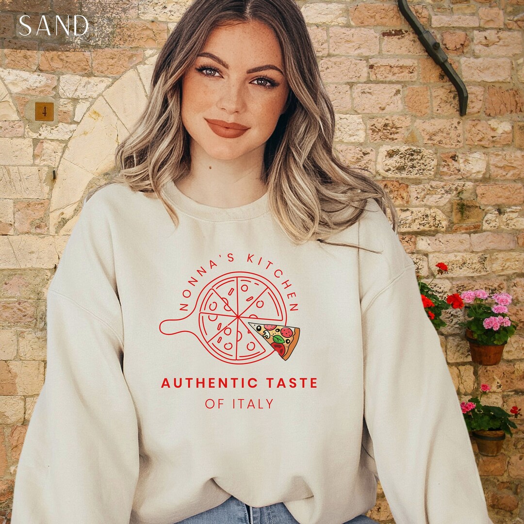 Nonnas Kitchen Sweatshirt for Italian Food Lovers Nonnas - Etsy