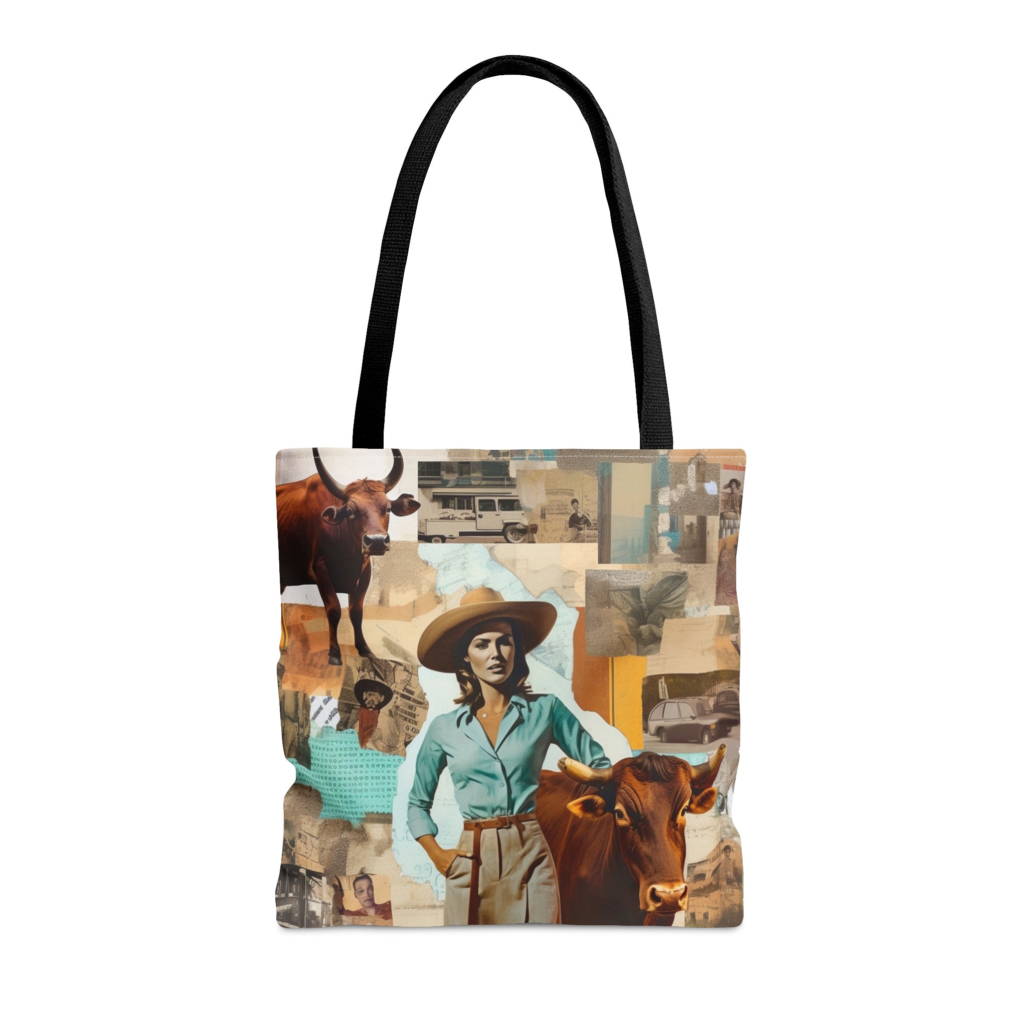 Western Tote Bag Wild West Cowboy Bag Vintage Longhorn - Etsy
