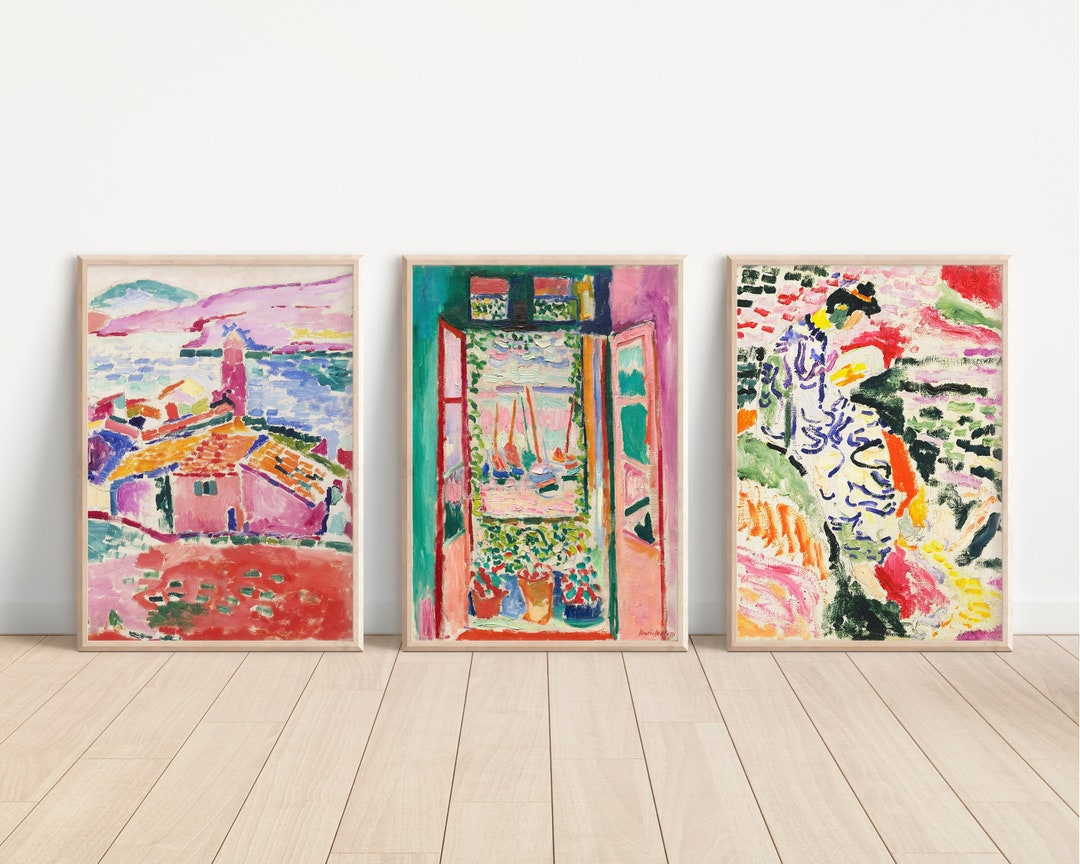 MATISSE SET OF 3 / Gallery Wall / Matisse Window / Matisse Garden ...