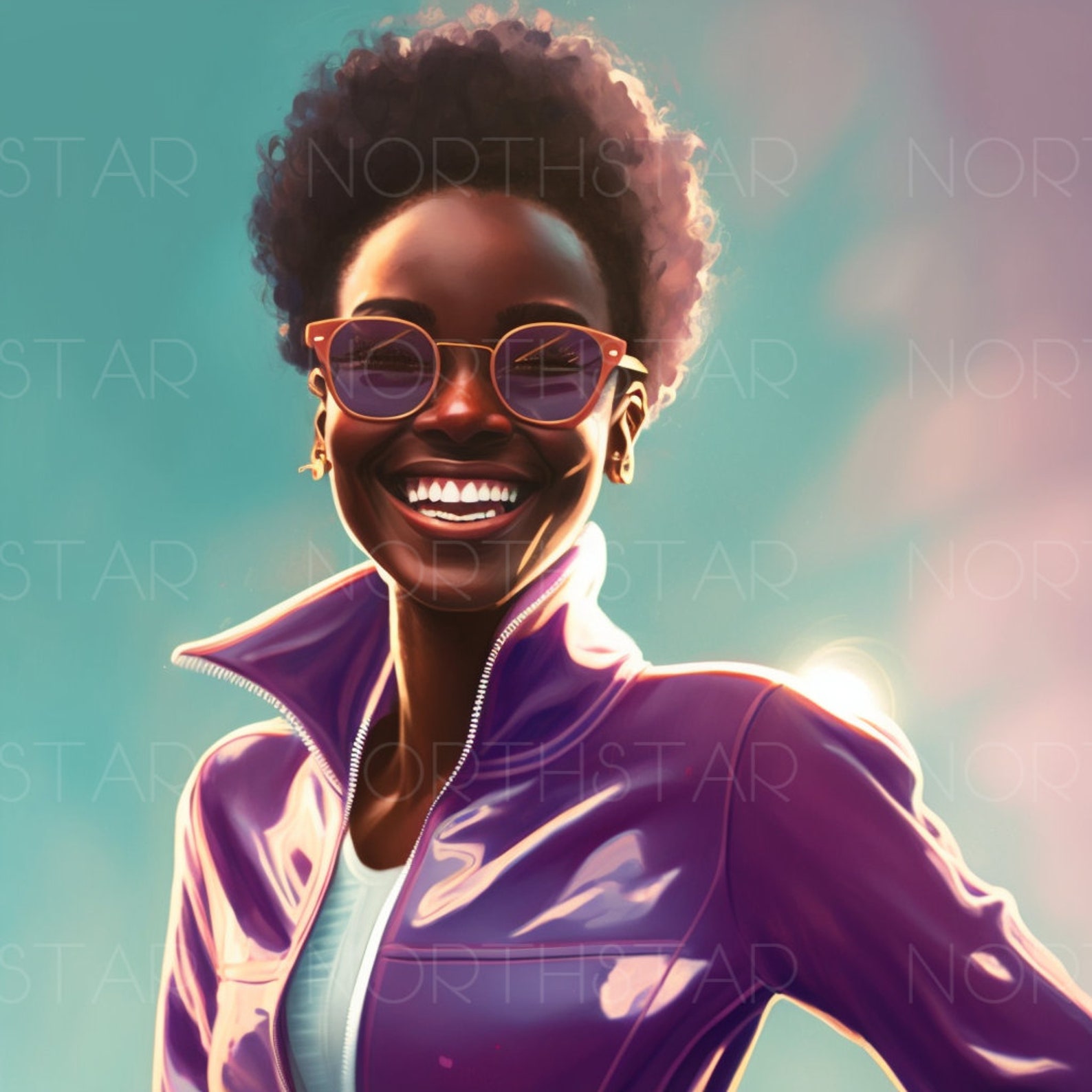 5 Beautiful Black Girls Png in Track Suits, 1 Png Files, Black Queen ...