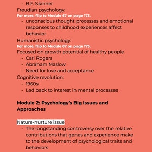 The Complete AP Psychology Study Guide Notes - Etsy