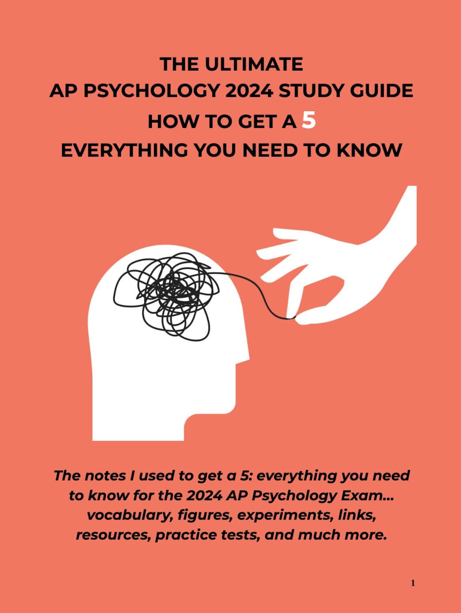 The Complete AP Psychology Study Guide Notes - Etsy