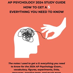 The Complete AP Psychology Study Guide Notes - Etsy