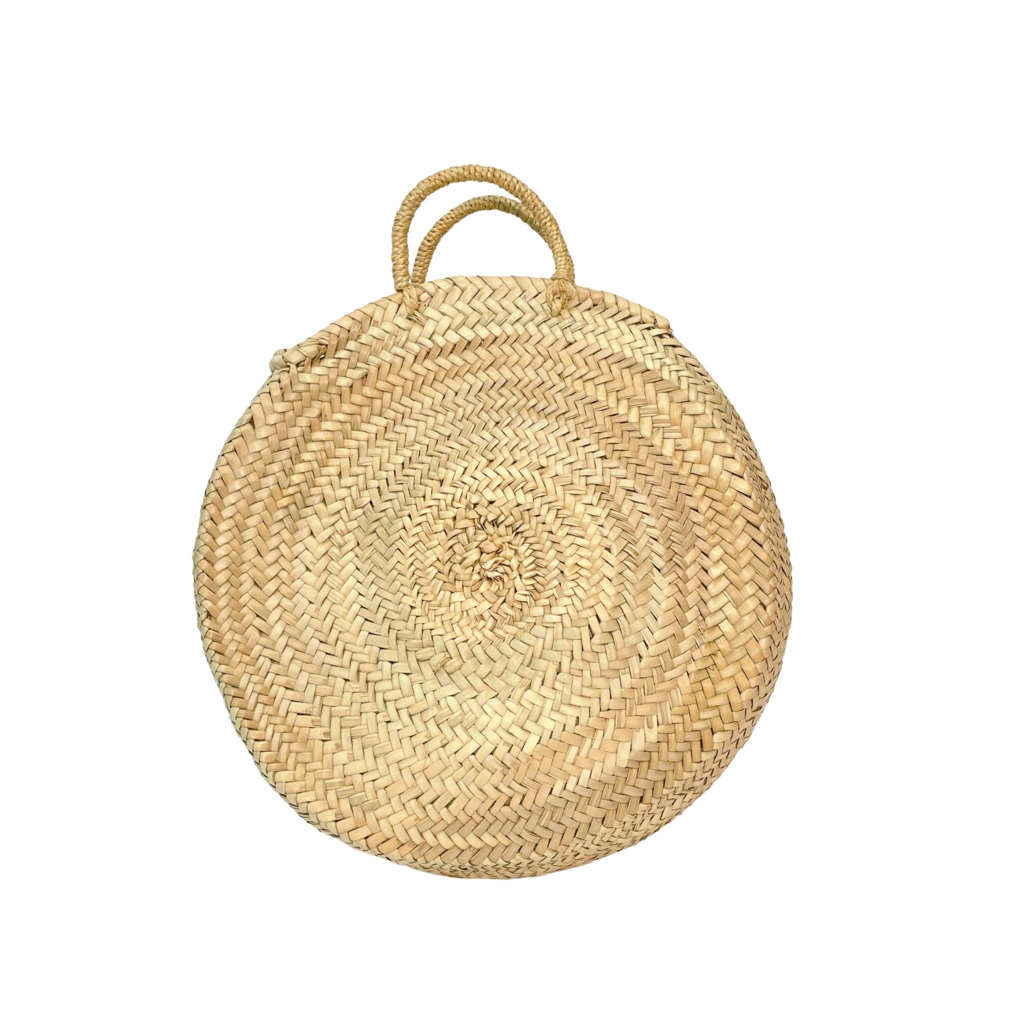 Round Straw Circle Bag | Chic Woven Purse - Etsy