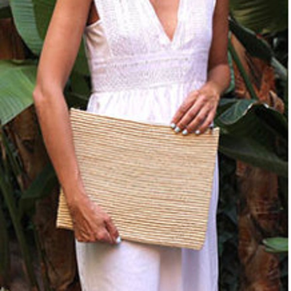 Raffia Clutch - Etsy