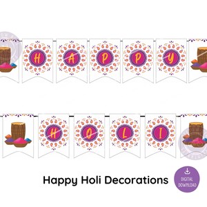 Holi Decoration, Holi Banner, Holi Party Decor, Holi Party Decoration ...