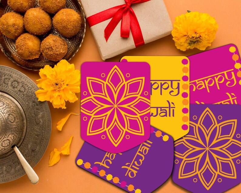 Printable Happy Diwali Banner, Printable Diwali Decorations, Diwali ...