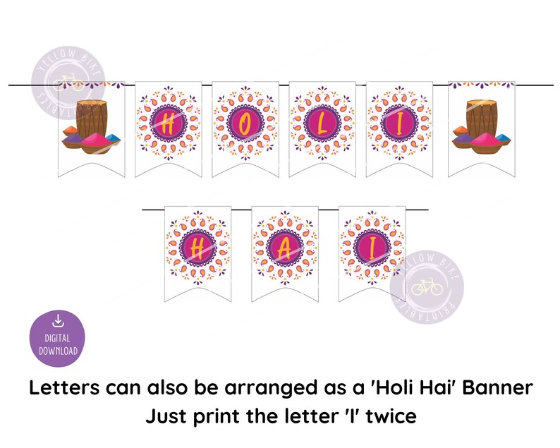 Holi Decoration, Holi Banner, Holi Party Decor, Holi Party Decoration ...