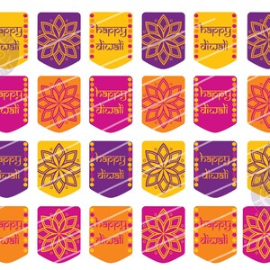 Printable Happy Diwali Banner, Printable Diwali Decorations, Diwali ...