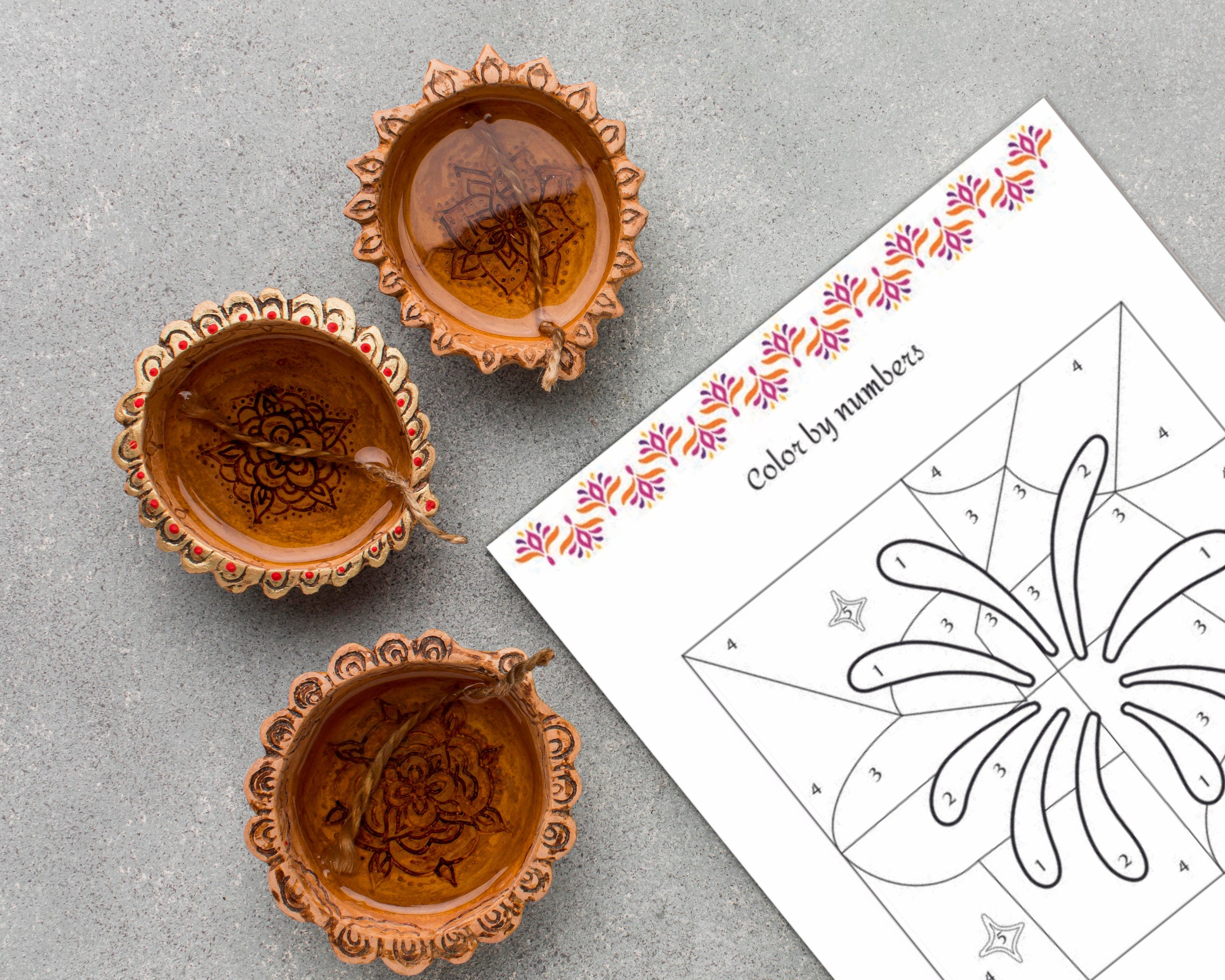 Diwali Printable Activity Bundle for Kids, Coloring Pages, Diwali ...